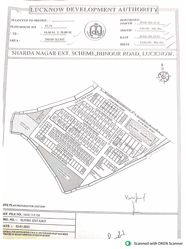 H-24 Residential Sector-1 Sharda Nagar Extension | PDF