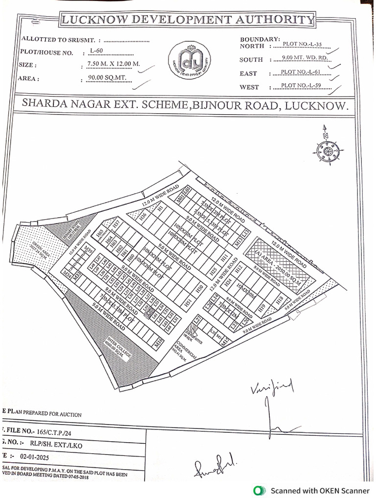 L-60 Residential Sector-1 Sharda Nagar Extension | PDF