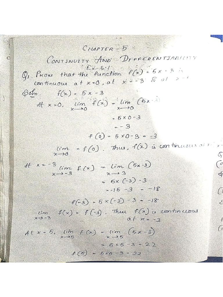 Continuity Mathematics | PDF