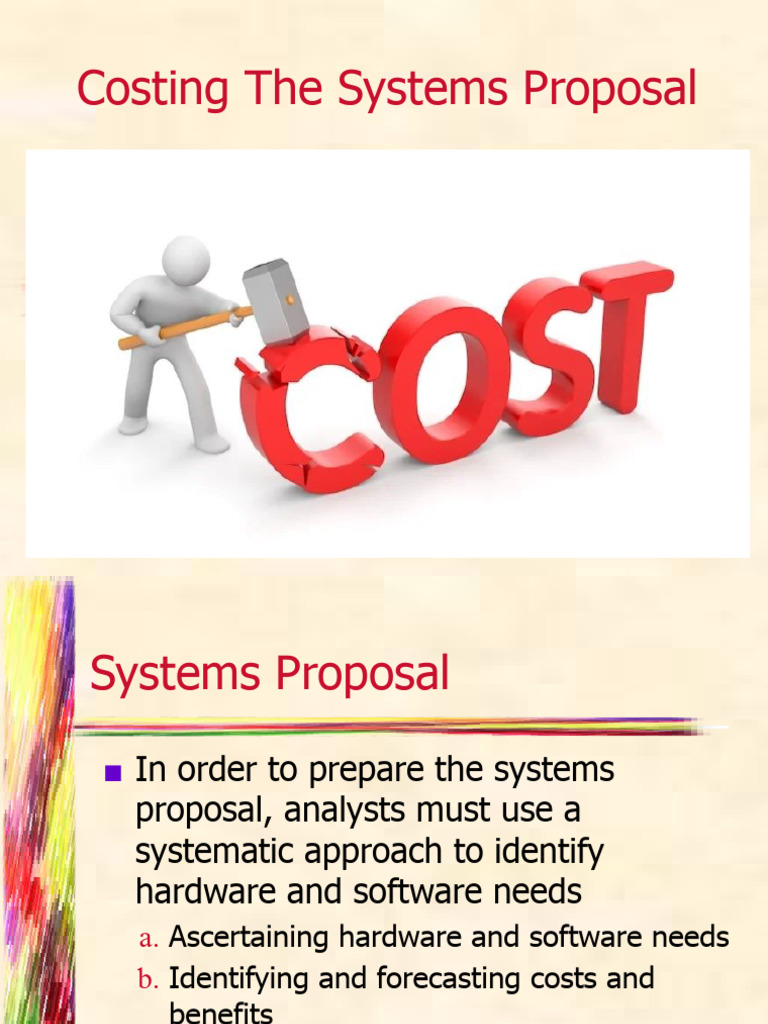 Systems Proposal Cost Analysis Guide | PDF | Software | Present Value