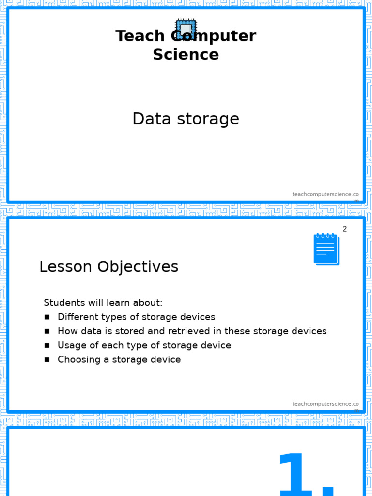 Presentation - 17 Data Storage | PDF | Computer Data Storage | Hard Disk Drive