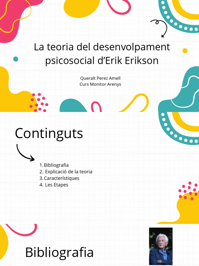 Teoria Del Desenvolupament Psicosocial | PDF