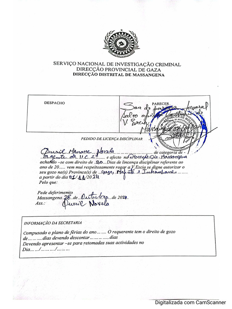 Férias Massangena | PDF