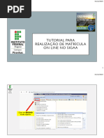 Tutorial Matricula Siacweb 0 | PDF