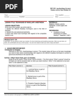 Maxillary Injections Cheat Sheet | PDF | Dentistry | Dentistry Branches