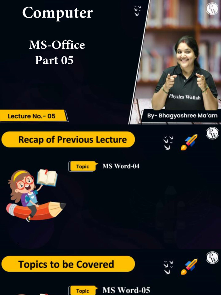 MS Office | PDF