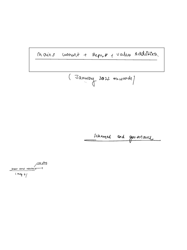 3.mains Current Plus Value Addition 2022 | PDF