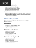 Attendance Management in Darwinbox SOP | PDF