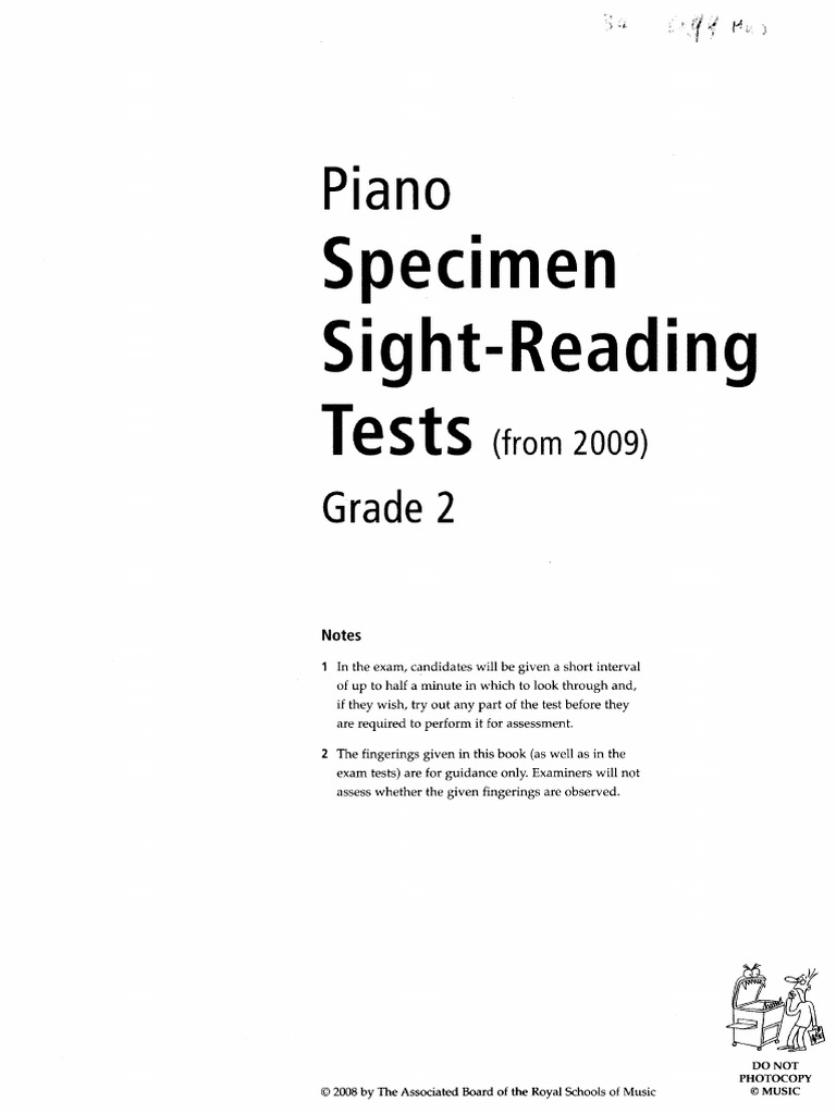 Grade 2 Sight Reading | PDF