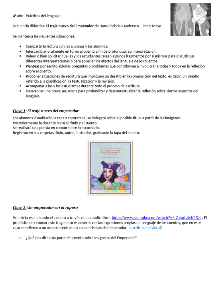 4° El Traje Nuevo Del Emperador | PDF | Verdad | Palabra
