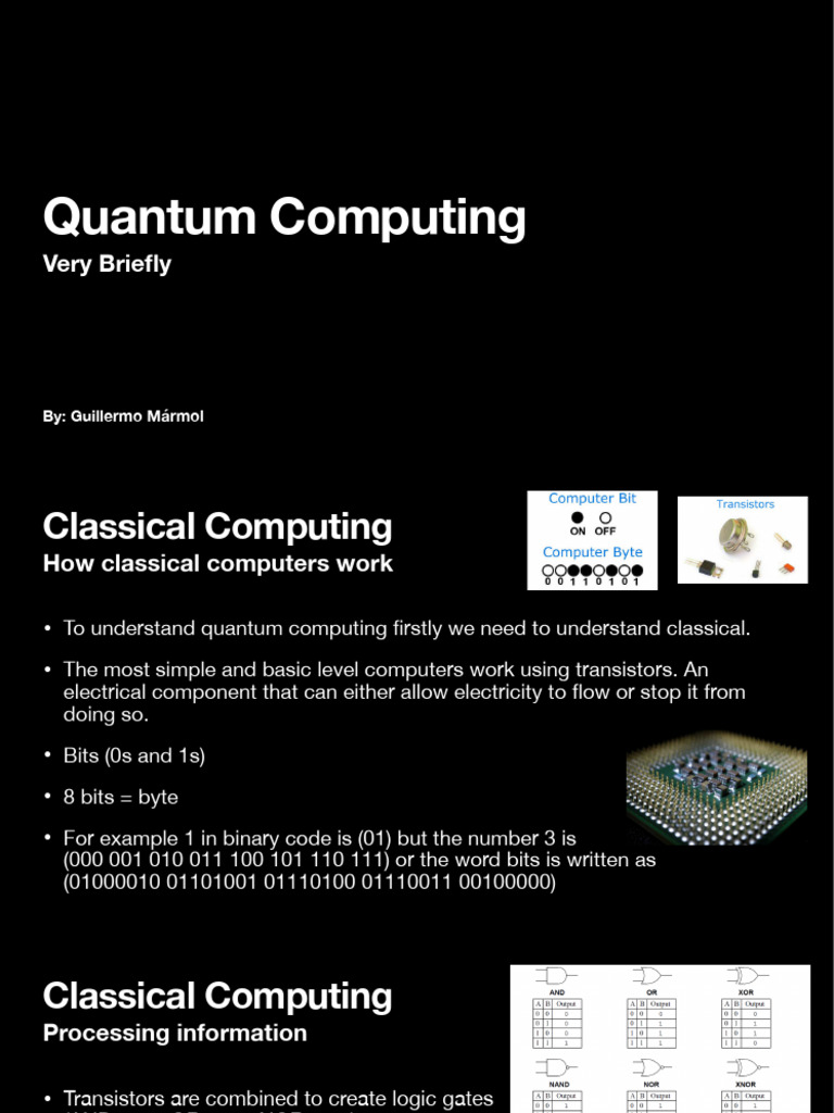 Understanding Quantum Computing Basics | PDF | Quantum Computing | Bit