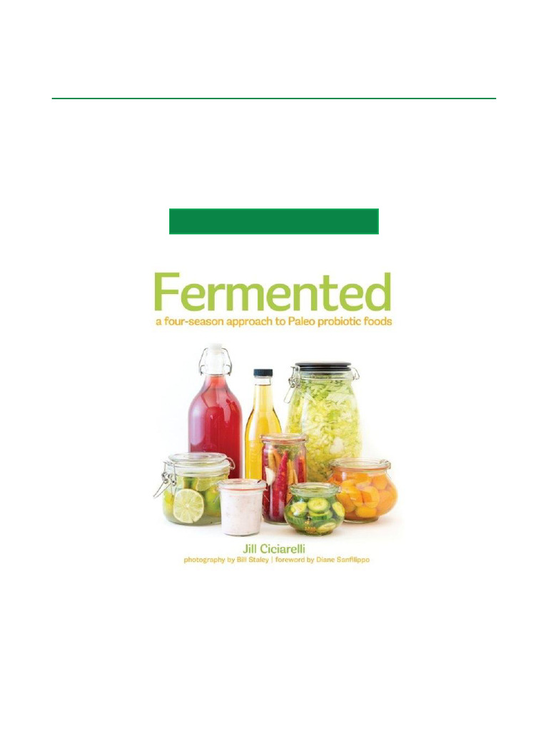 Paleo Probiotic Fermentation Guide | PDF