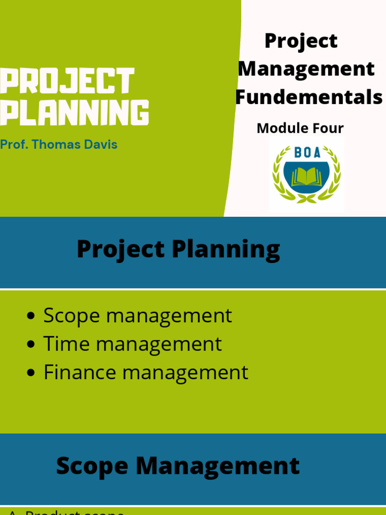 Module Four Project Planning | PDF