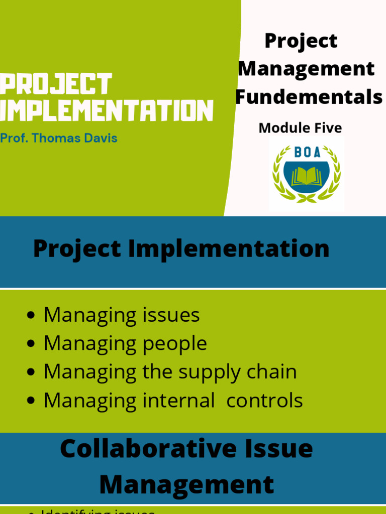 Module Five Project Implementation | PDF