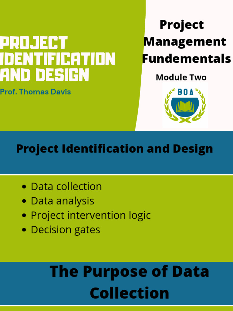 Module Two - Project Identification and Design | PDF