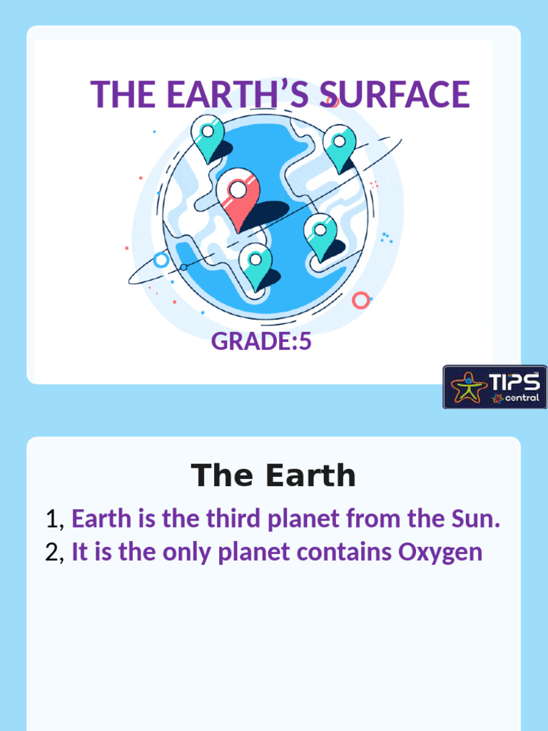 1.the Earth - S Surface | PDF | Continent | Oceans