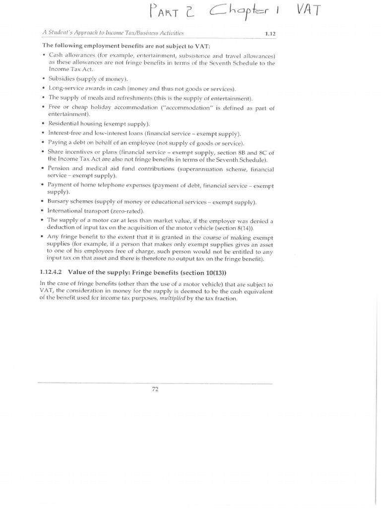 VAT chapter part 2 | PDF