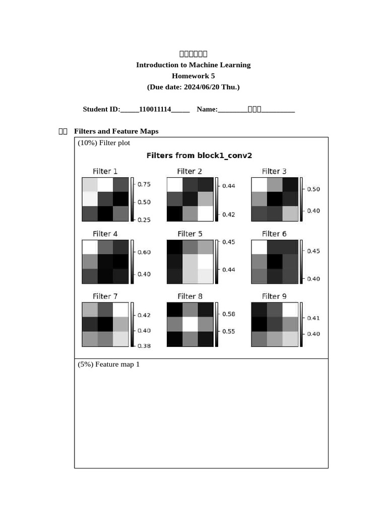 Hw5 Report Ans Sheet | PDF