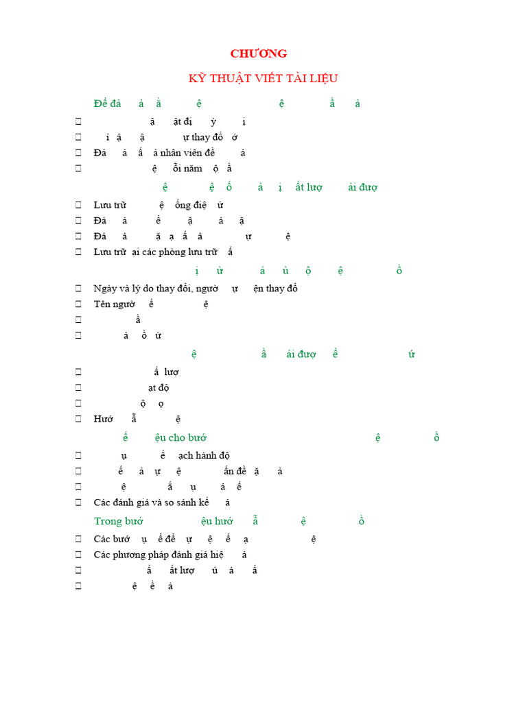On Tap TN_Chuong 6_Ky Thuat Viet Tai Lieu | PDF