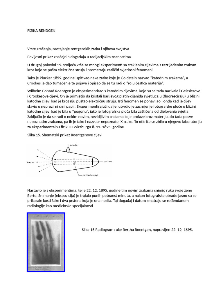 Fizika Rendgen | PDF