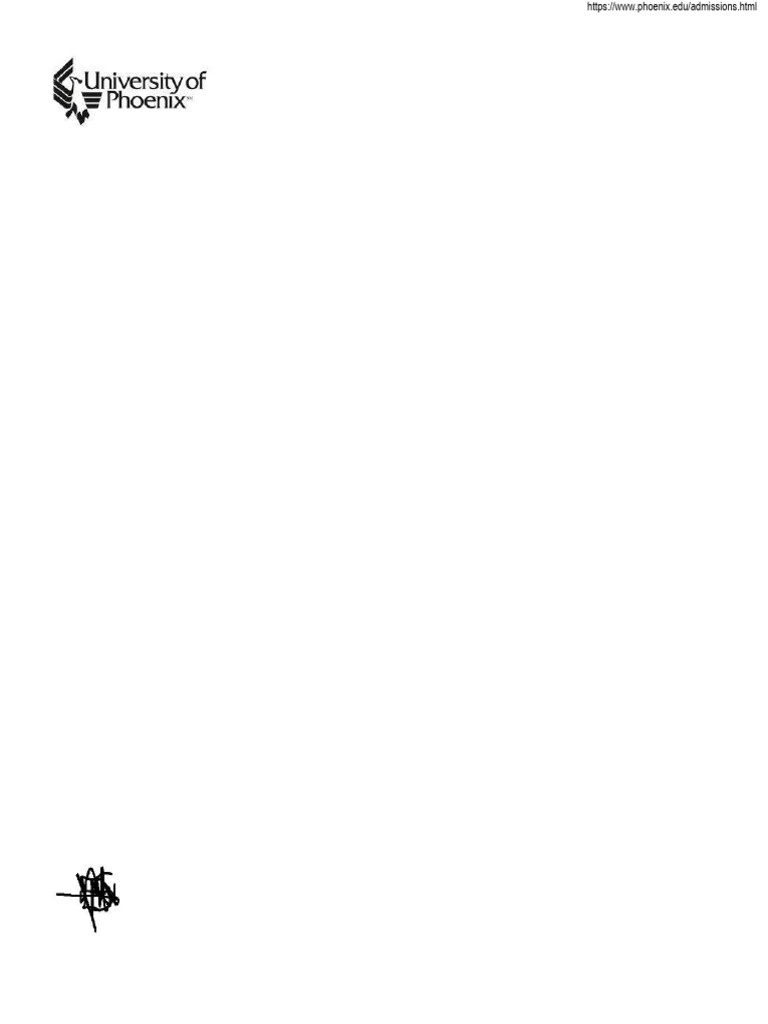 University of Phoenix Acceptance Letter | PDF