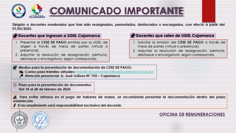 Comunicado 2 | PDF