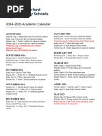 School Year 2023-24 Calendar (Updated) | PDF | Schools | Academic Term