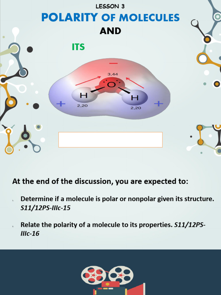Polarity and Properties of Molecules | PDF | Chemical Polarity ...