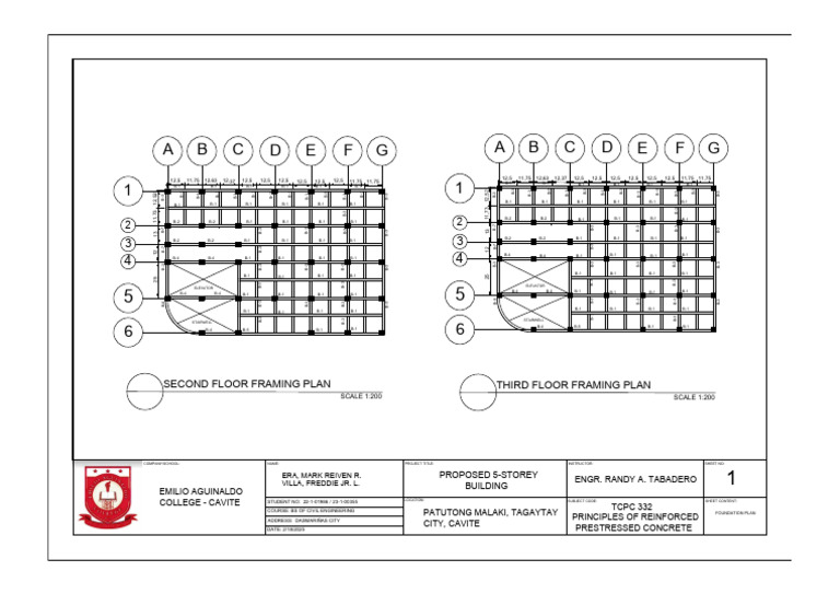 Era - Villa RCD Foundation Plan 4 | PDF | Civil Engineering ...