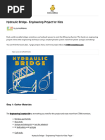 Hydraulic Bridge Project | PDF