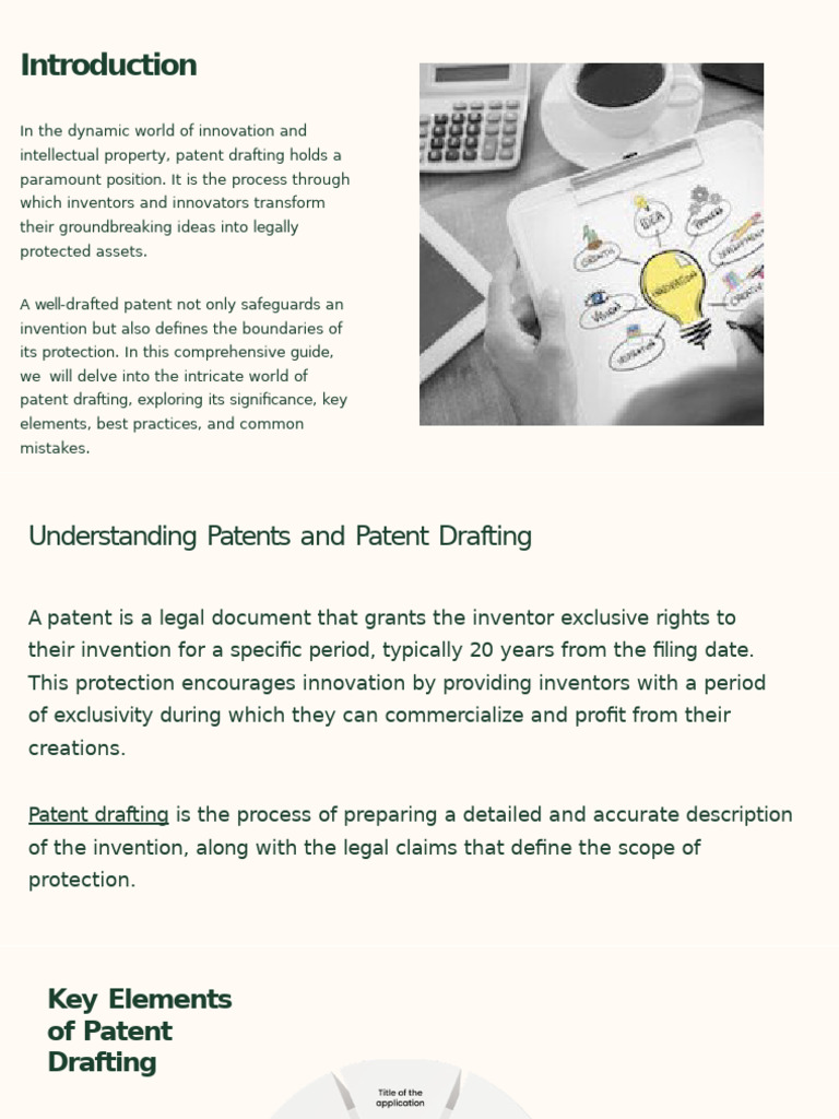 La&Ipr Drafting Patent Specifications | PDF