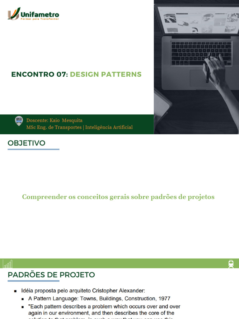 Aula 07 - Design Patterns | PDF