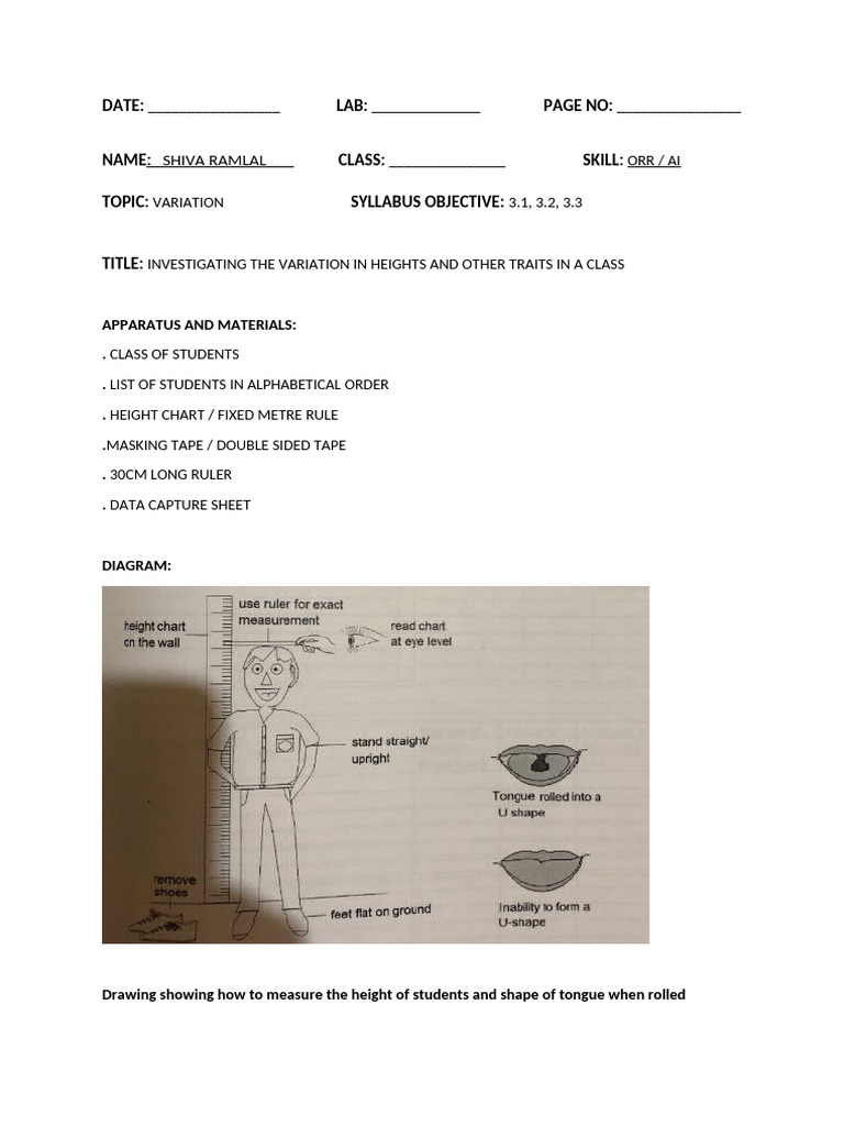 Shiva BIO LAB script | PDF | Statistics