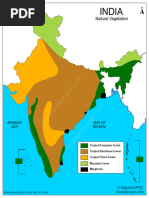 India Coastal States and Lengths Map | PDF | Physical Geography ...