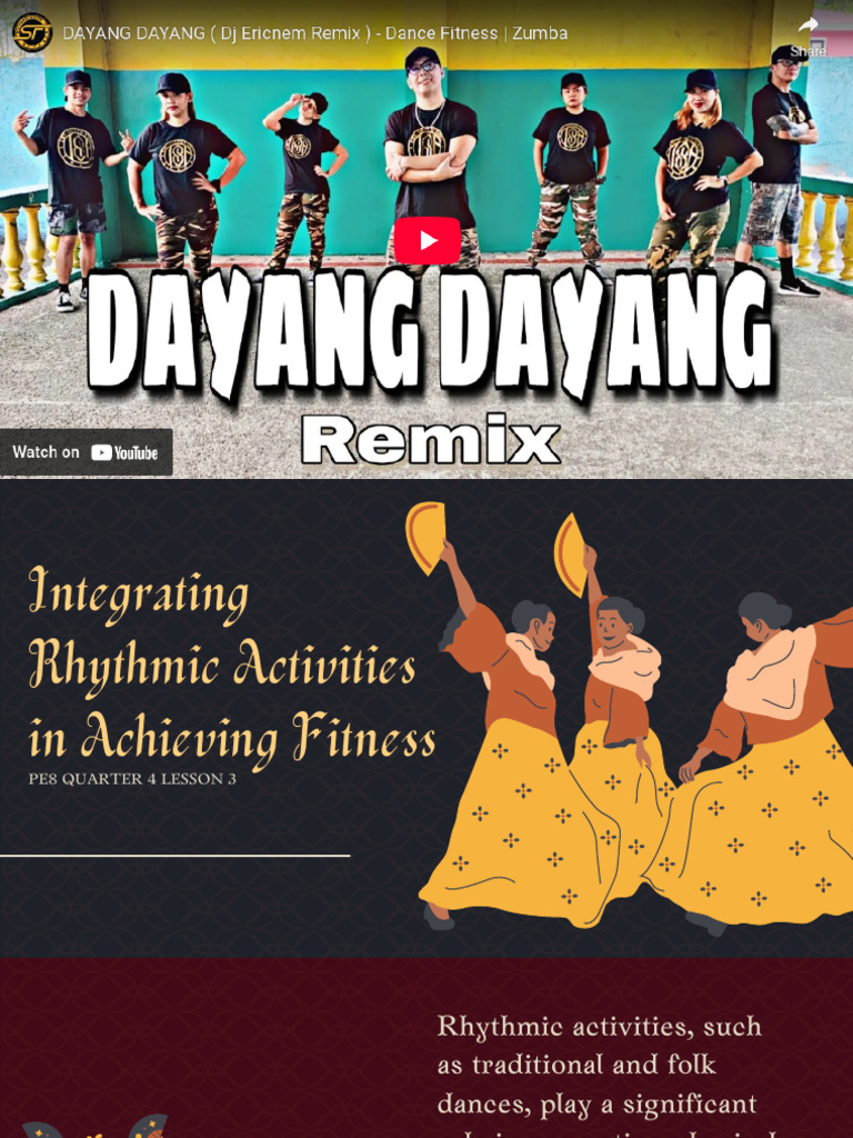 Pe8 Q4 Lesson 3 | PDF