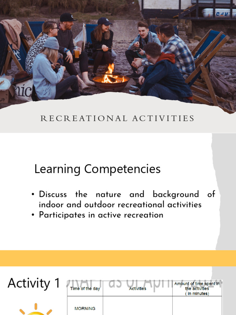 Pe 9 Module 1 Indoor Recreational Activities | PDF