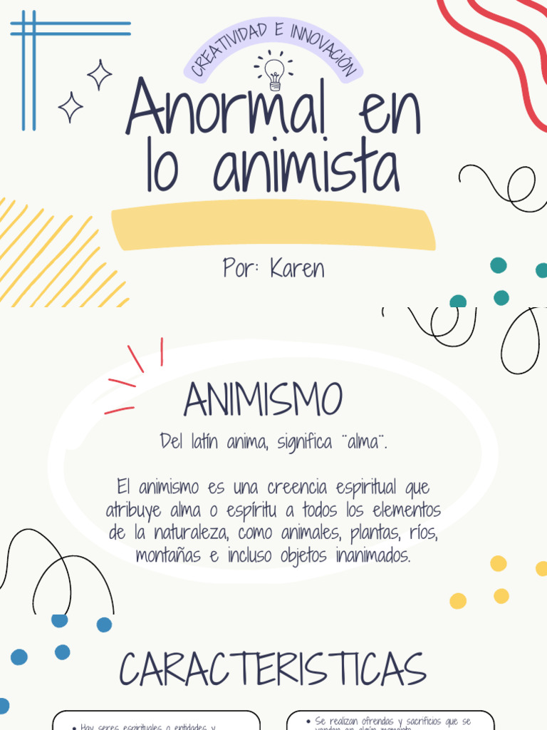 Lo anormal en lo animista | PDF