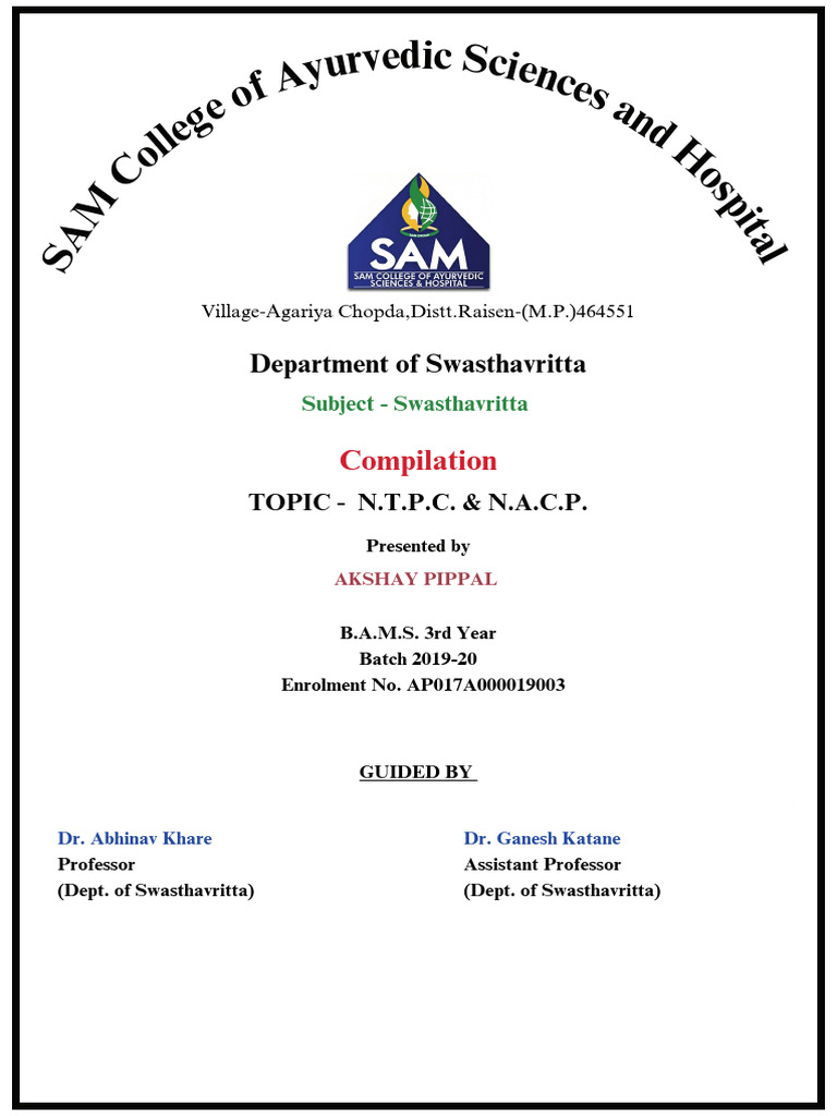 Swasthavritta Topics Compilation | PDF | Yoga | Hindu Prayer And Meditation