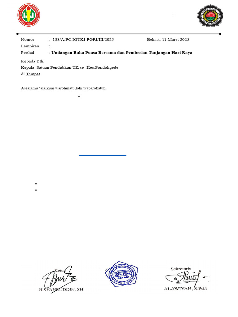 Undangan Bukber 2025 | PDF