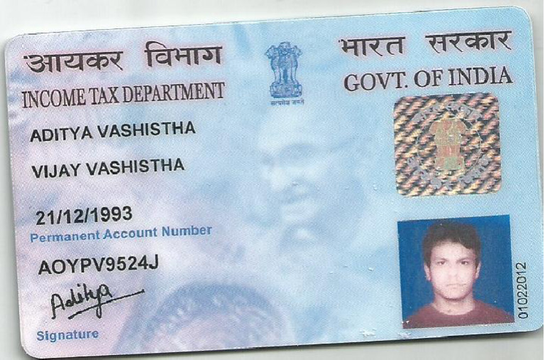Aditya Pan Card | PDF
