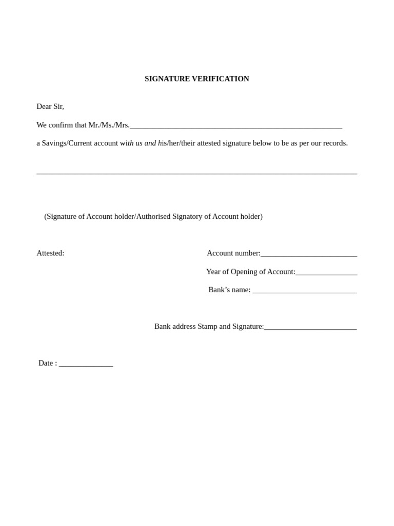 sign verfication | PDF