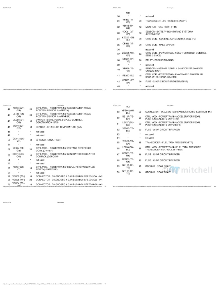 Identifying Connector C175B - Powertrain Control Module (PCM) (2 of 2 ...