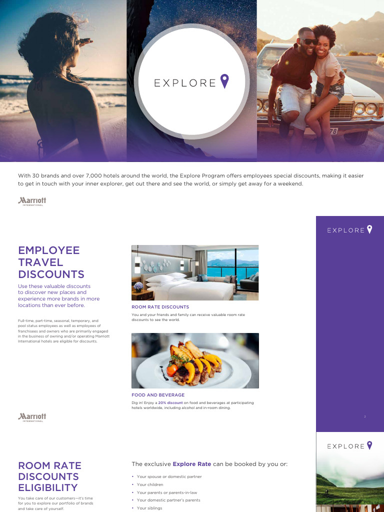 Marriott-Explore-Discount-Programpdf | PDF | Hotel