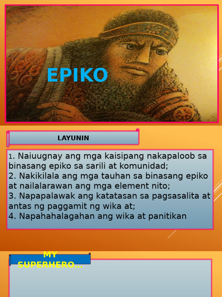 Epiko PPT Final | PDF