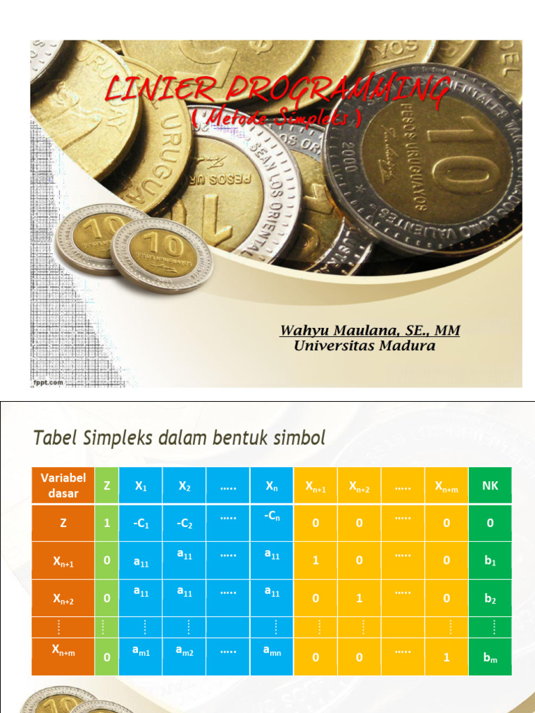 003a_LINEAR PROGRAMMING METODE SIMPLEKS | PDF