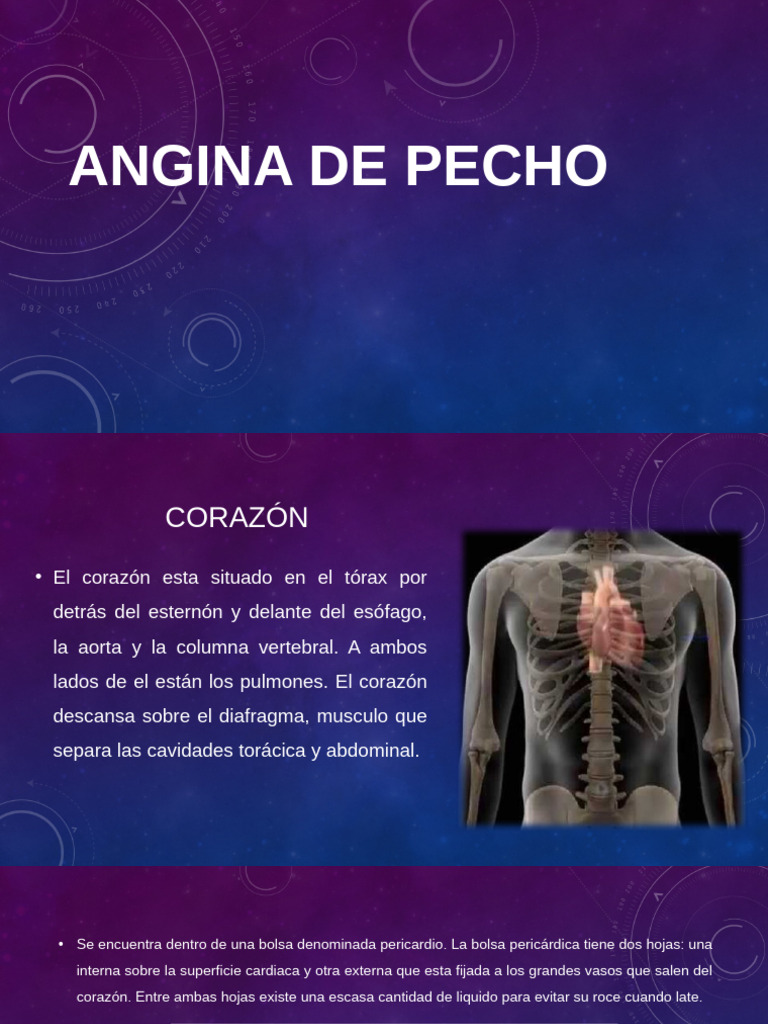 Angina de Pecho: Síntomas y Tratamiento | PDF | Corazón | Tórax