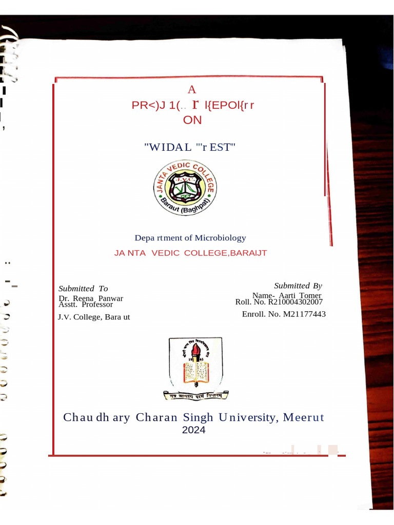 P. YearB - Sc. Project File Micro Reference by Adarsh | PDF | Elisa ...