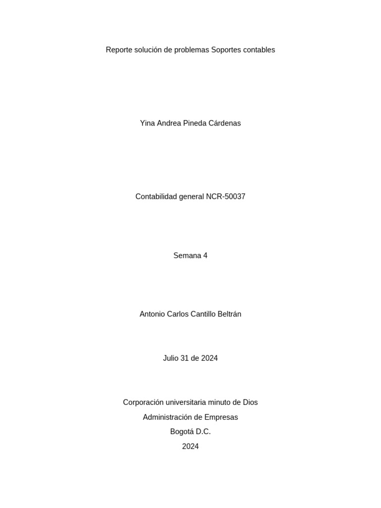 Soporte Contable | PDF