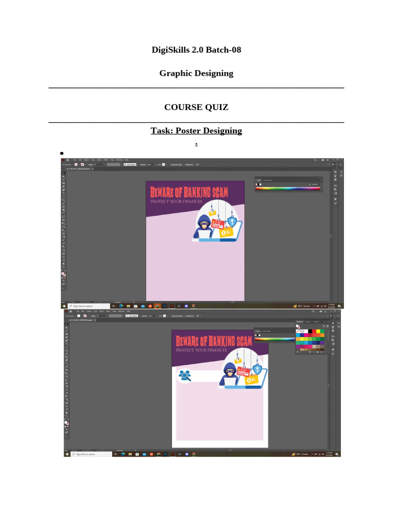 Graphic Designing Poster Designing | PDF