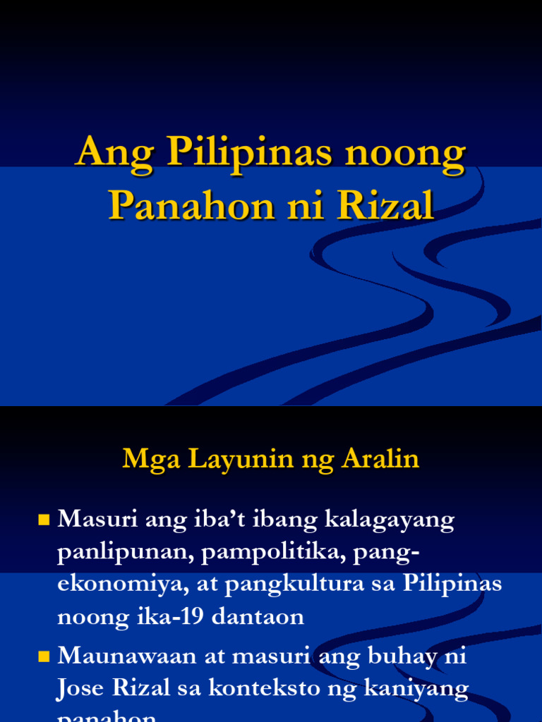Ang Pilipinas Noong Panahon Ni Rizal | PDF